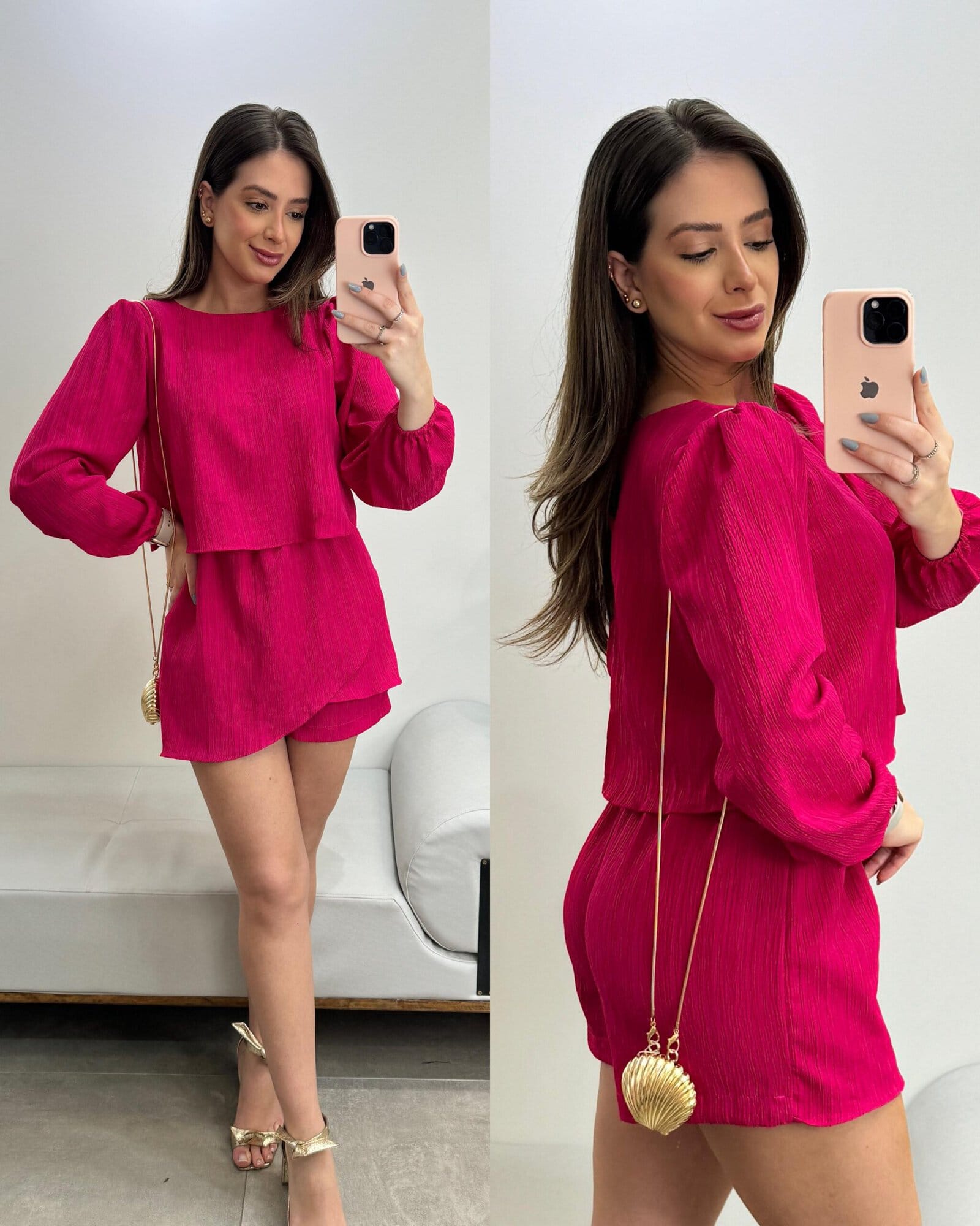 Macaquinho Denise Rosa - Verycoll