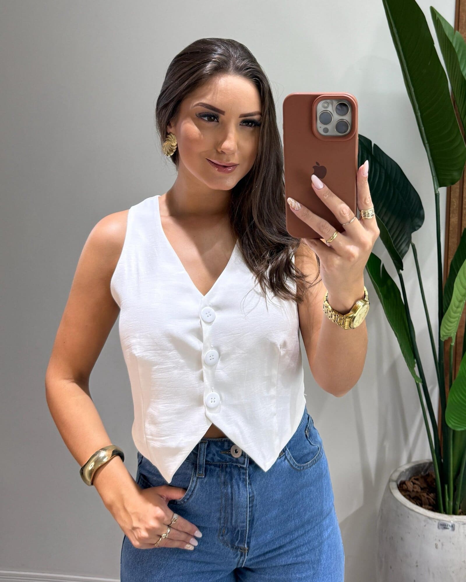 Colete Isabel Branco - Verycoll